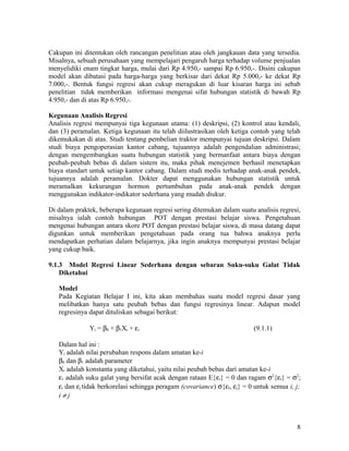 Analisis regresi | PDF