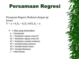 Analisis regresi-dengan-variabel-moderating-dan-intervening 20091 (1) | PPT