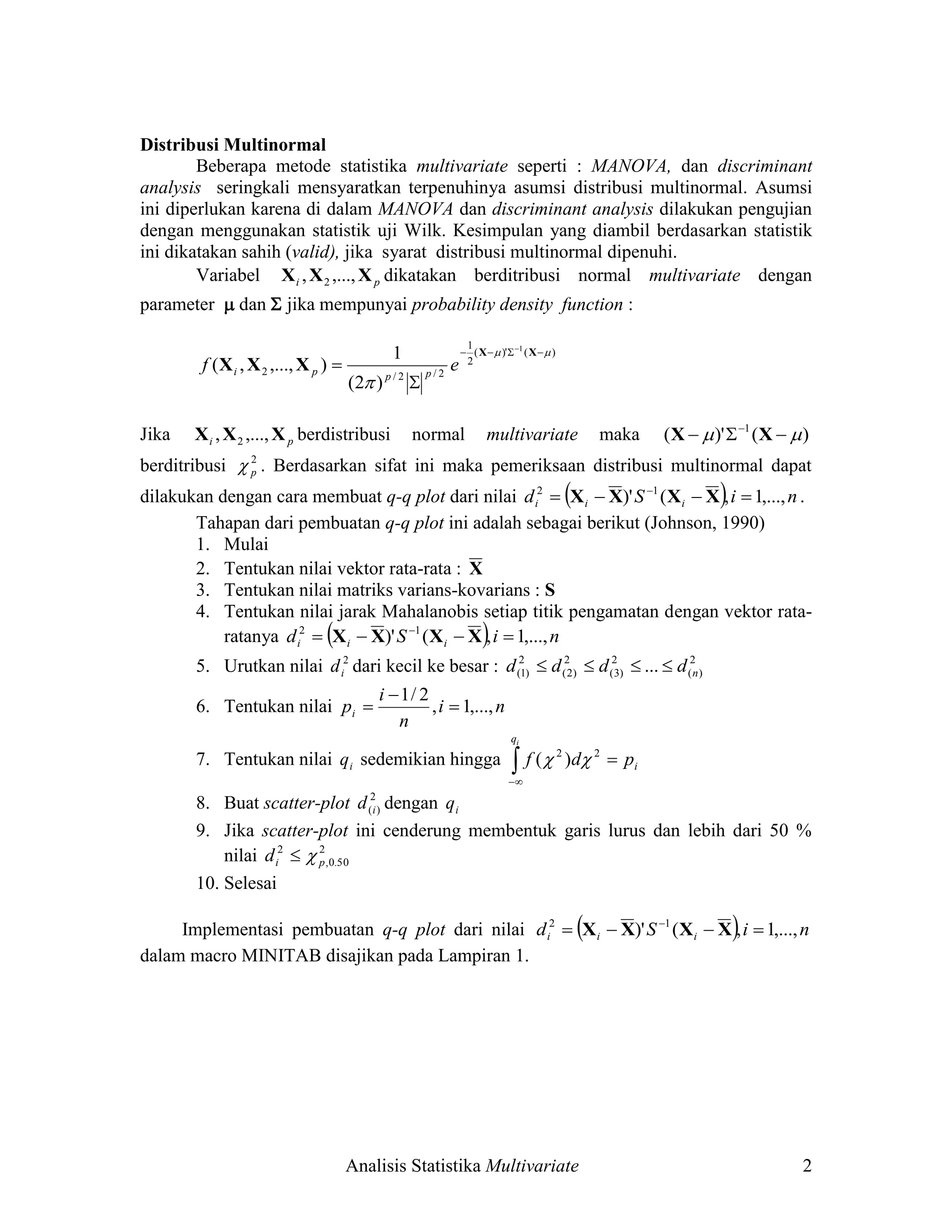 Analisis statistika-multivariate | PDF