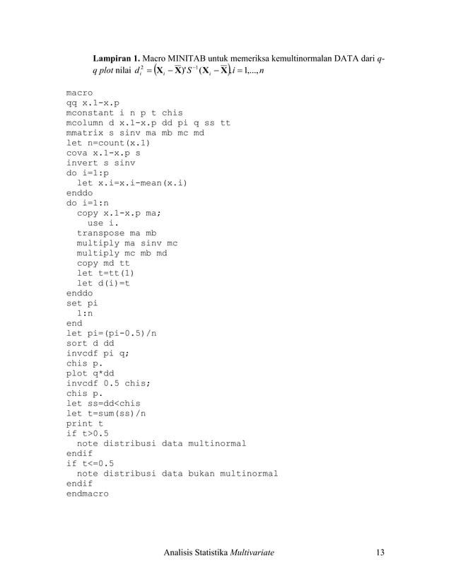 Analisis statistika-multivariate | PDF