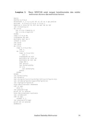 Analisis statistika-multivariate | PDF