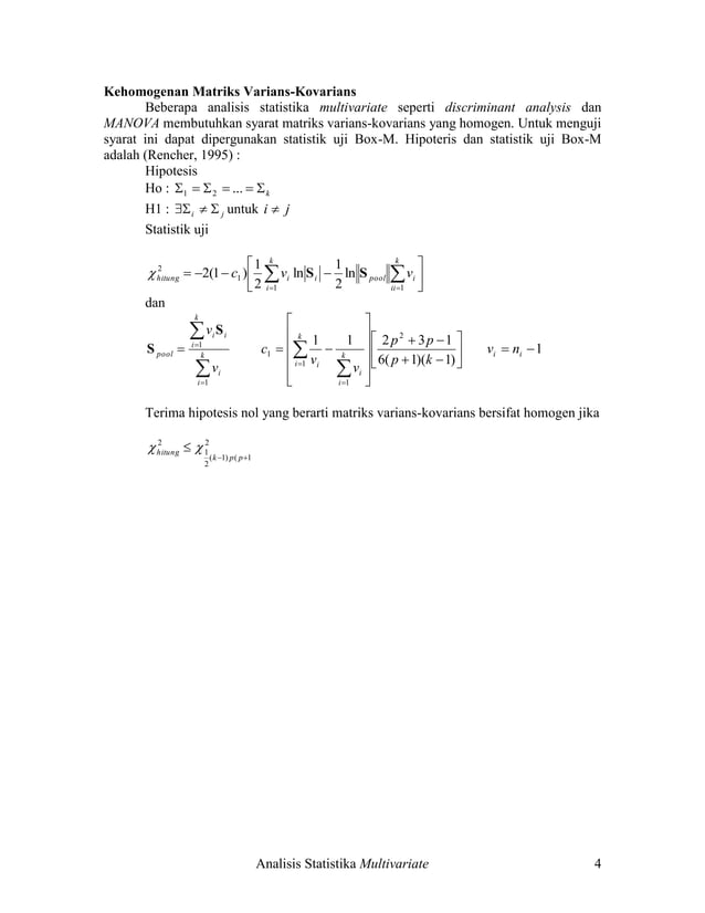 Analisis statistika-multivariate | PDF