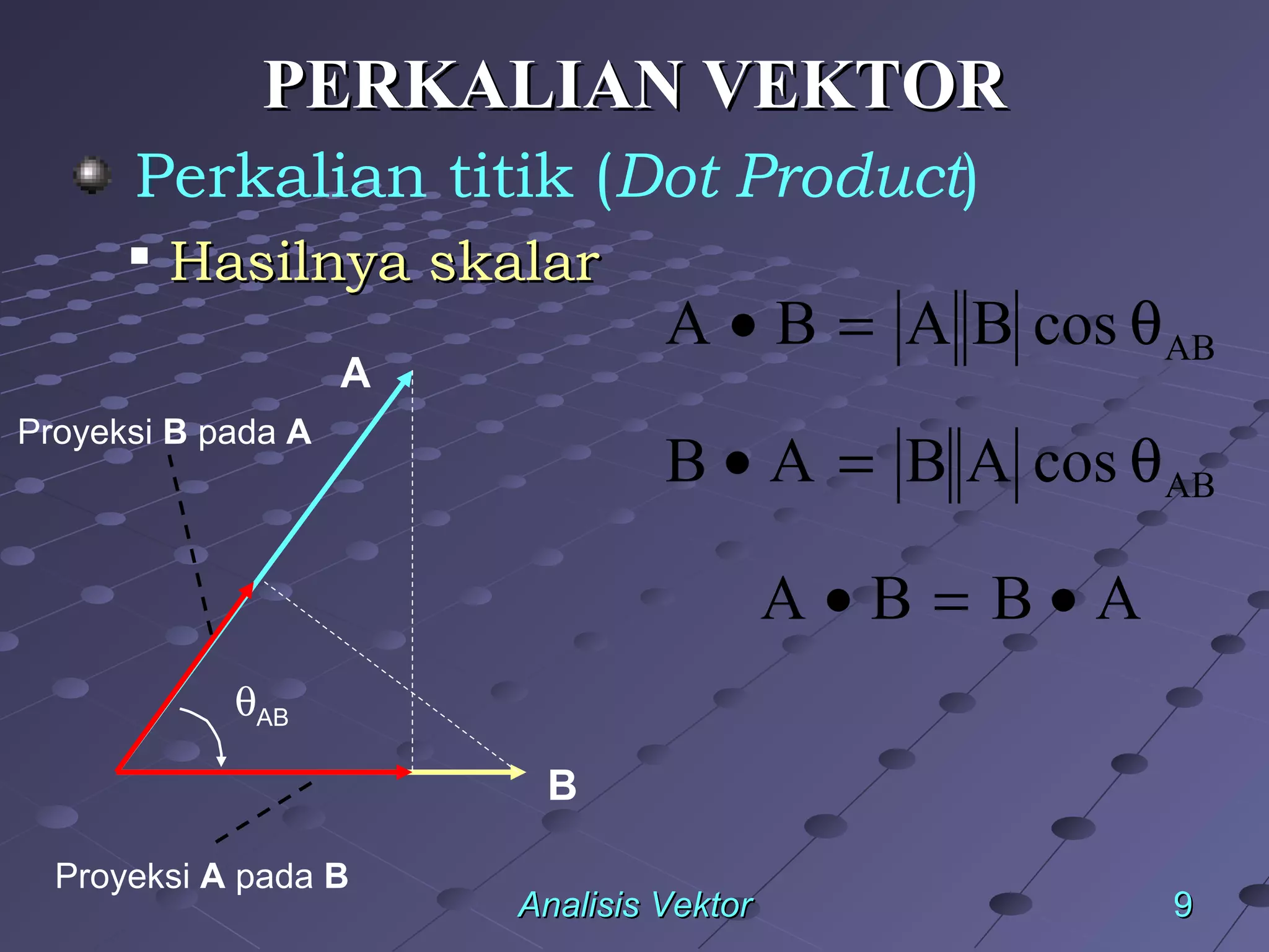 Analisis vektor 1 | PPT