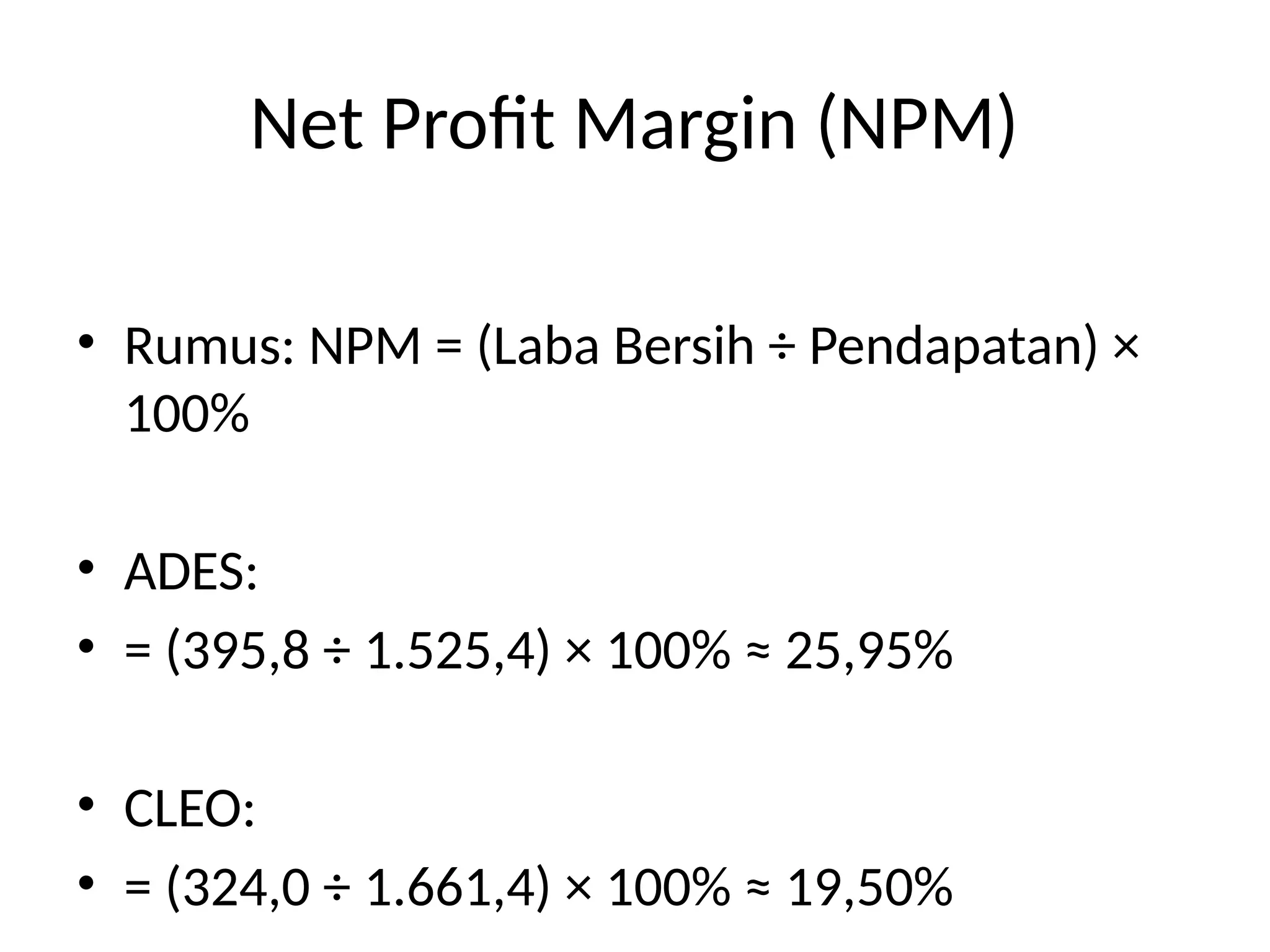Analisis - ades vs cleo - 2023 - pptx | PPT