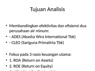 Analisis - ades vs cleo - 2023 - pptx | PPT
