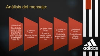 Campaña Publicitaria Adidas | PDF
