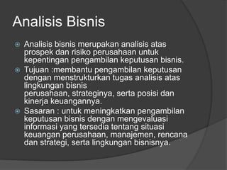 Analisis aktivitas bisnis | PPTX
