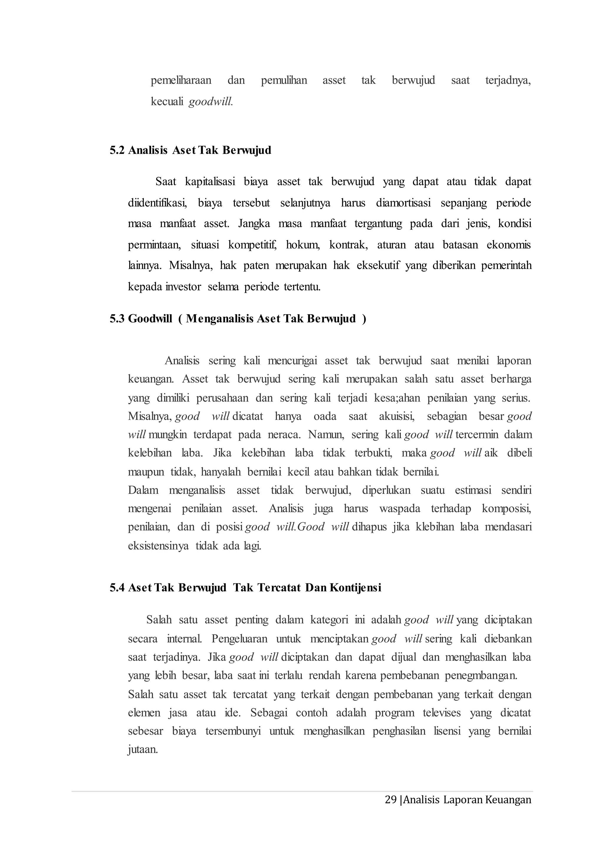 Analisis aktivitas investasi | DOCX