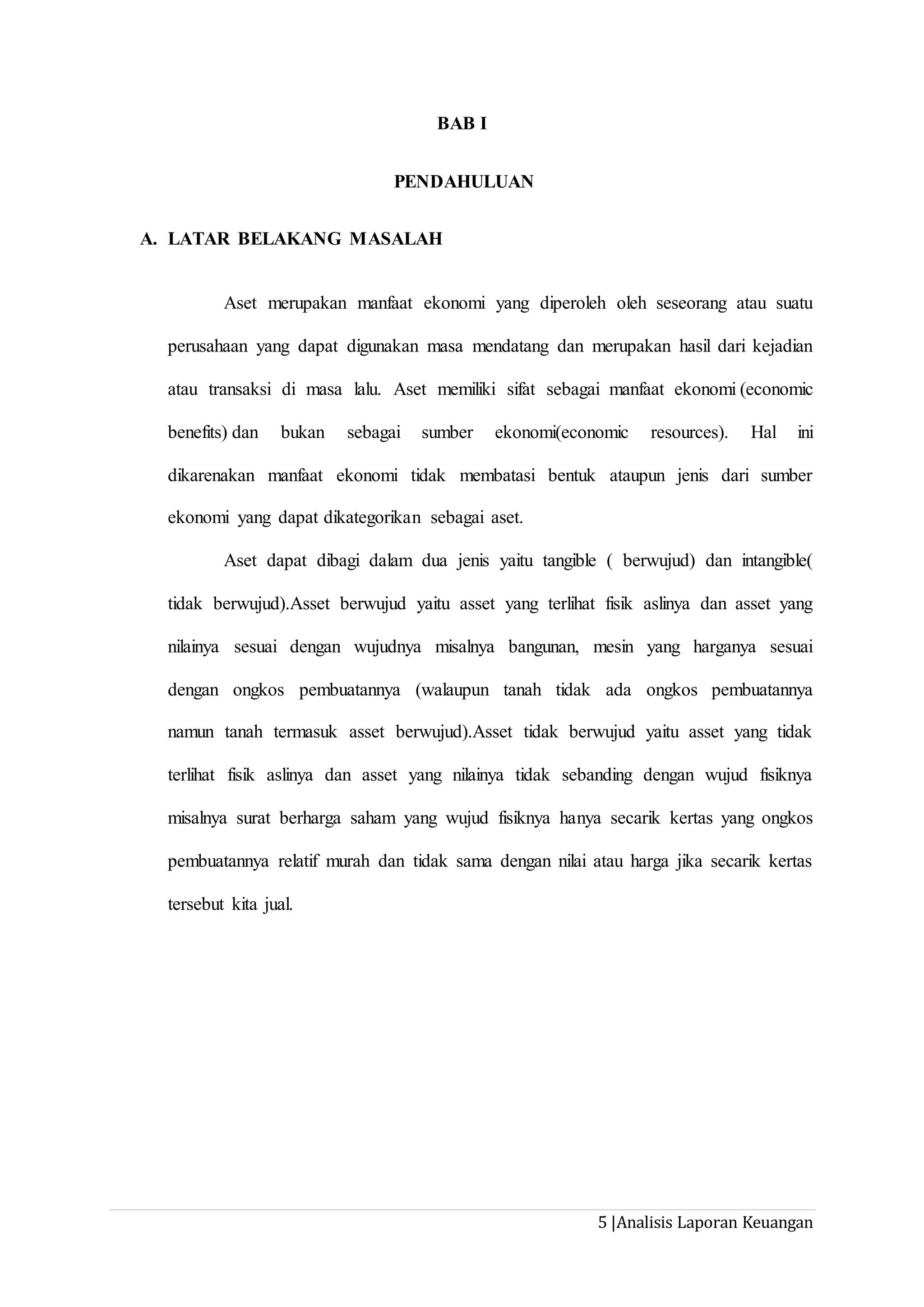 Analisis aktivitas investasi | DOCX