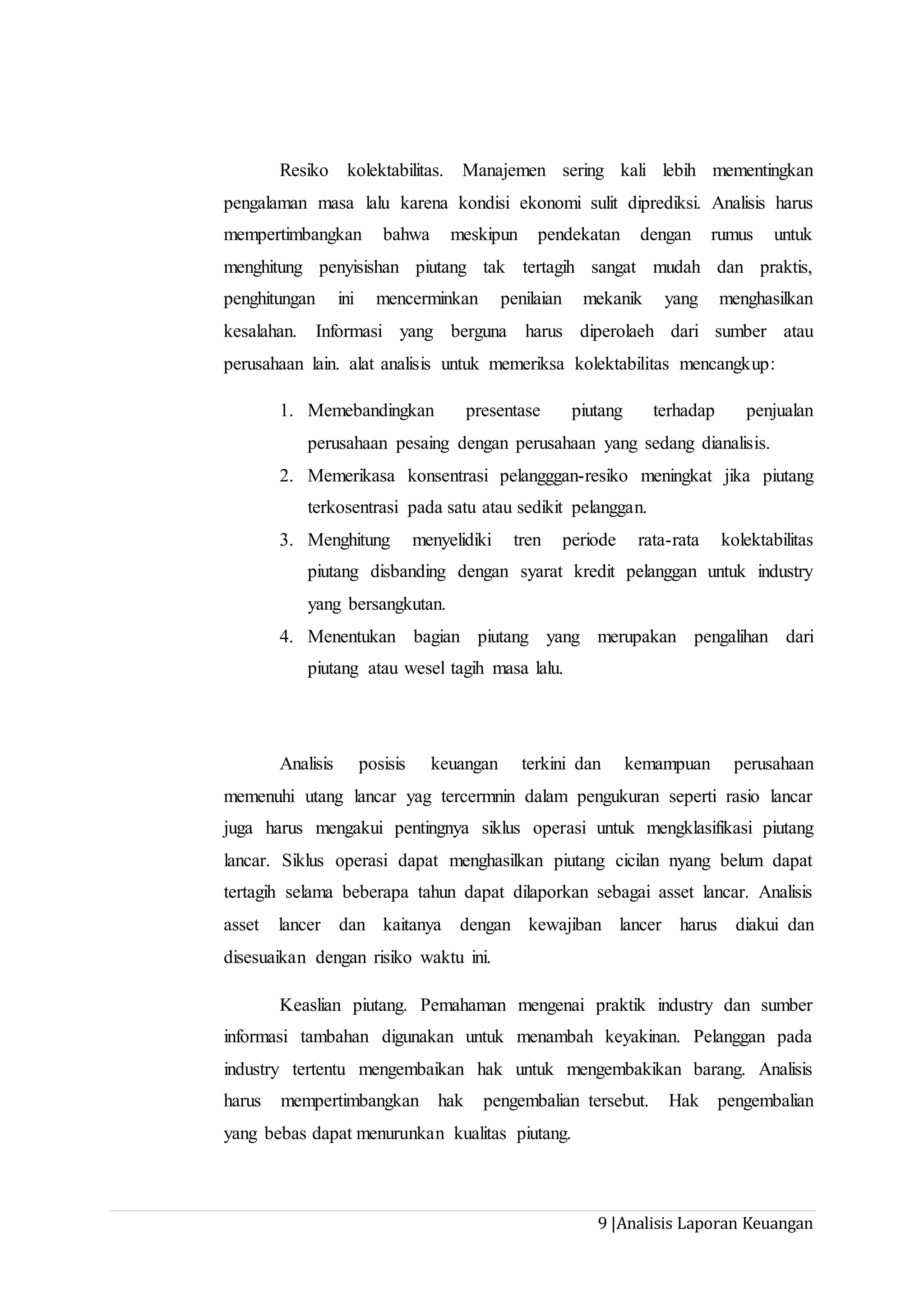 Analisis aktivitas investasi | DOCX