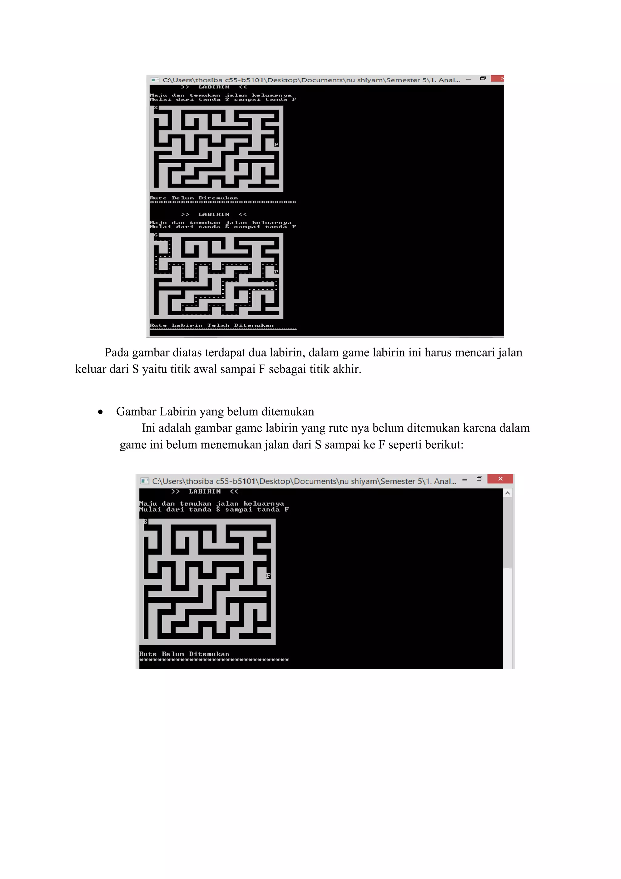 Analisis Algoritma Terhadap Permainan Labirin | PDF