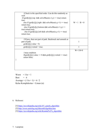 Analisis Algoritma Terhadap Permainan Labirin | PDF