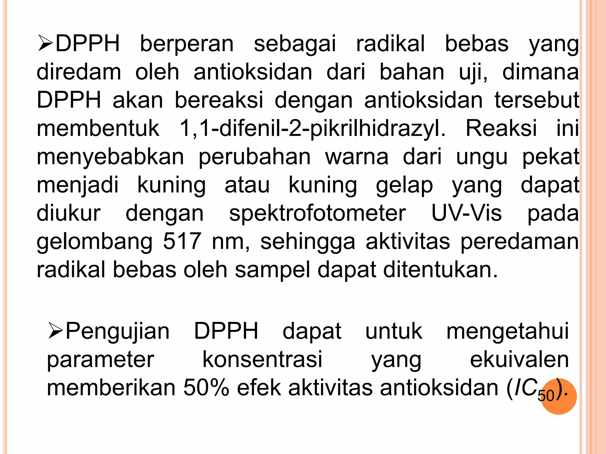 Analisis Antioksidan + ORAC | PPTX