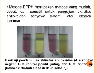 Analisis Antioksidan + ORAC | PPT