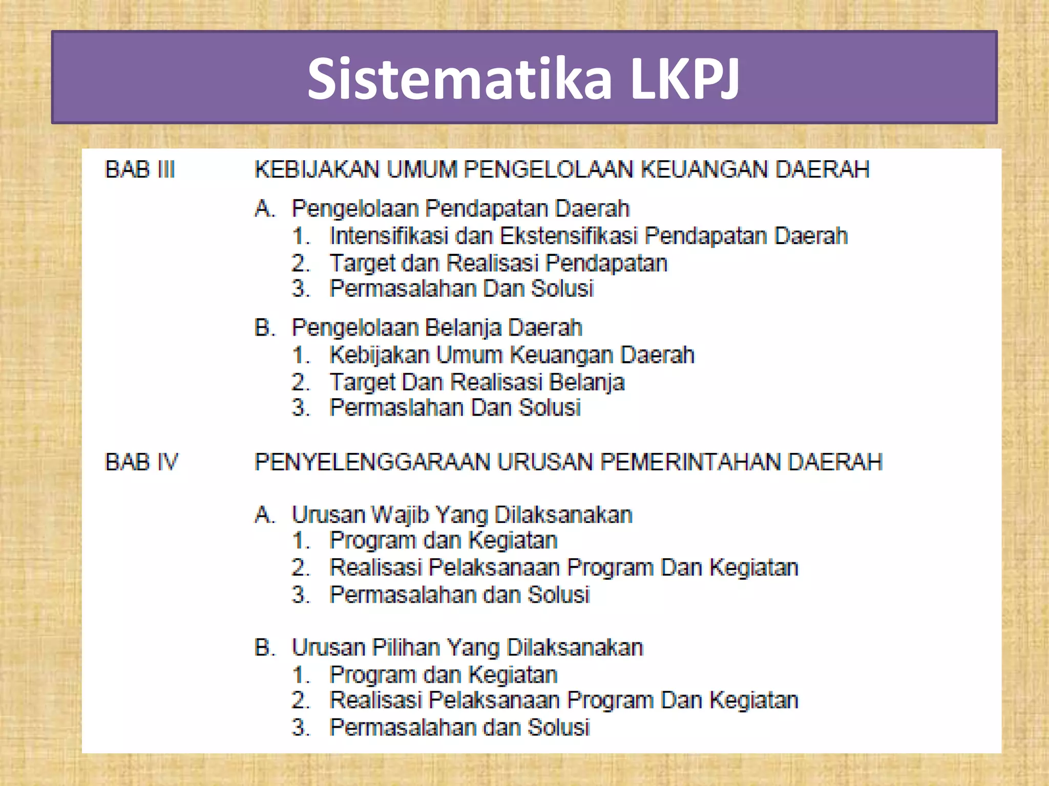 Analisis atas lkpj kepala daerah | PPTX