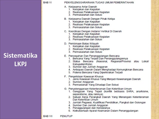Analisis atas lkpj kepala daerah | PPT