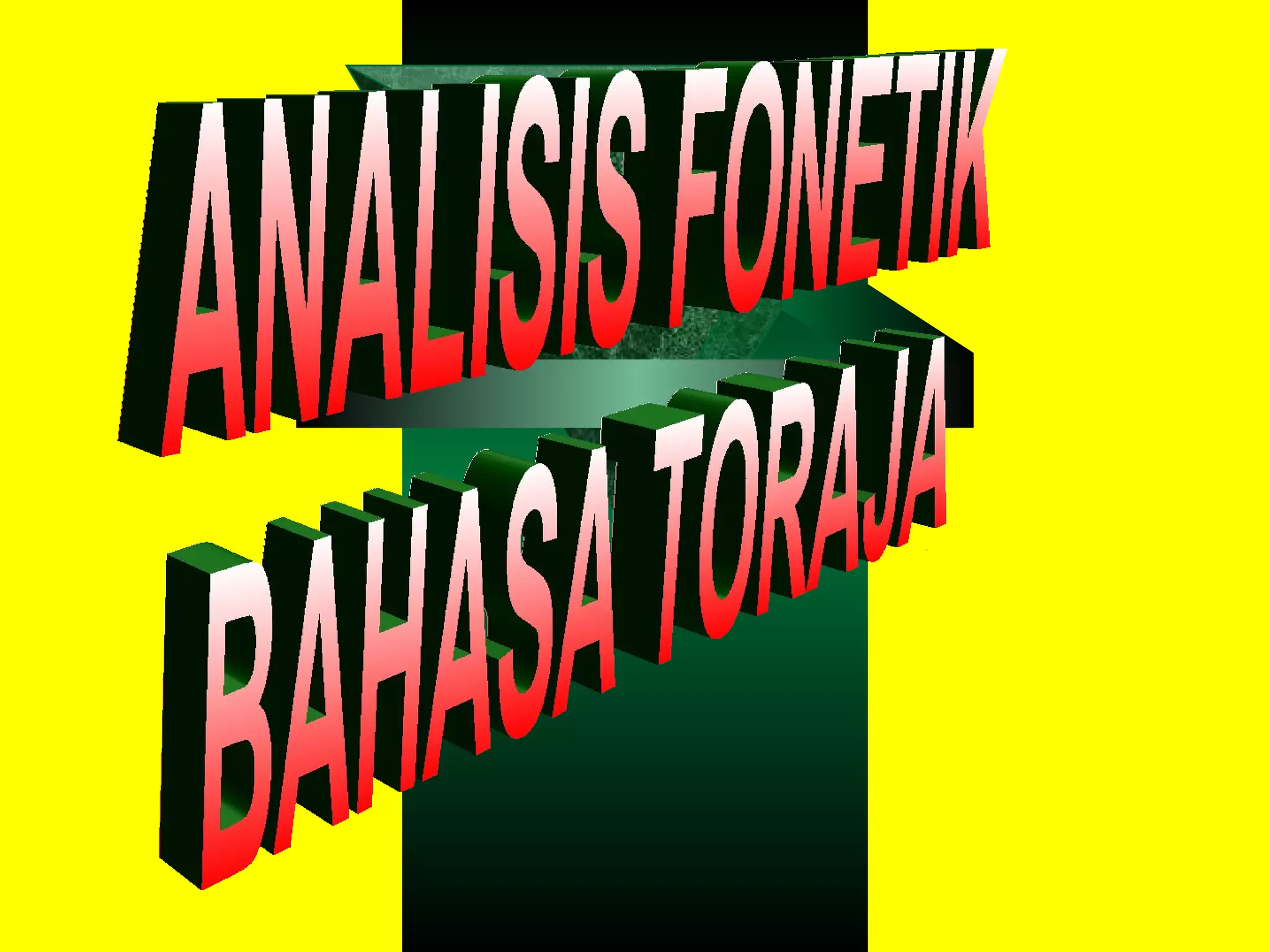 Analisis bahasa tator | PPT