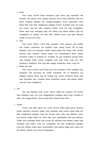 Analisis Novel Banun | DOCX