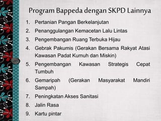 ANALISIS BAPPEDA KABUPATEN TANGERANG | PPTX