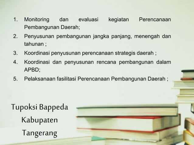 ANALISIS BAPPEDA KABUPATEN TANGERANG | PPTX