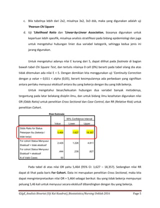 Analisis bivariat chi_square_data_kategorik_dan_kategorik | PDF