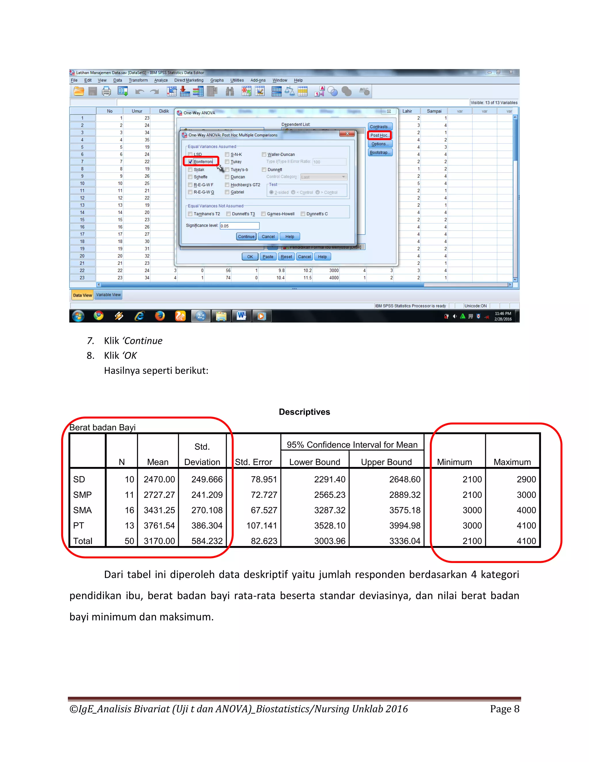 Analisis bivariat uji_t_dan_anova_data_kategorik_dan_numerik | PDF