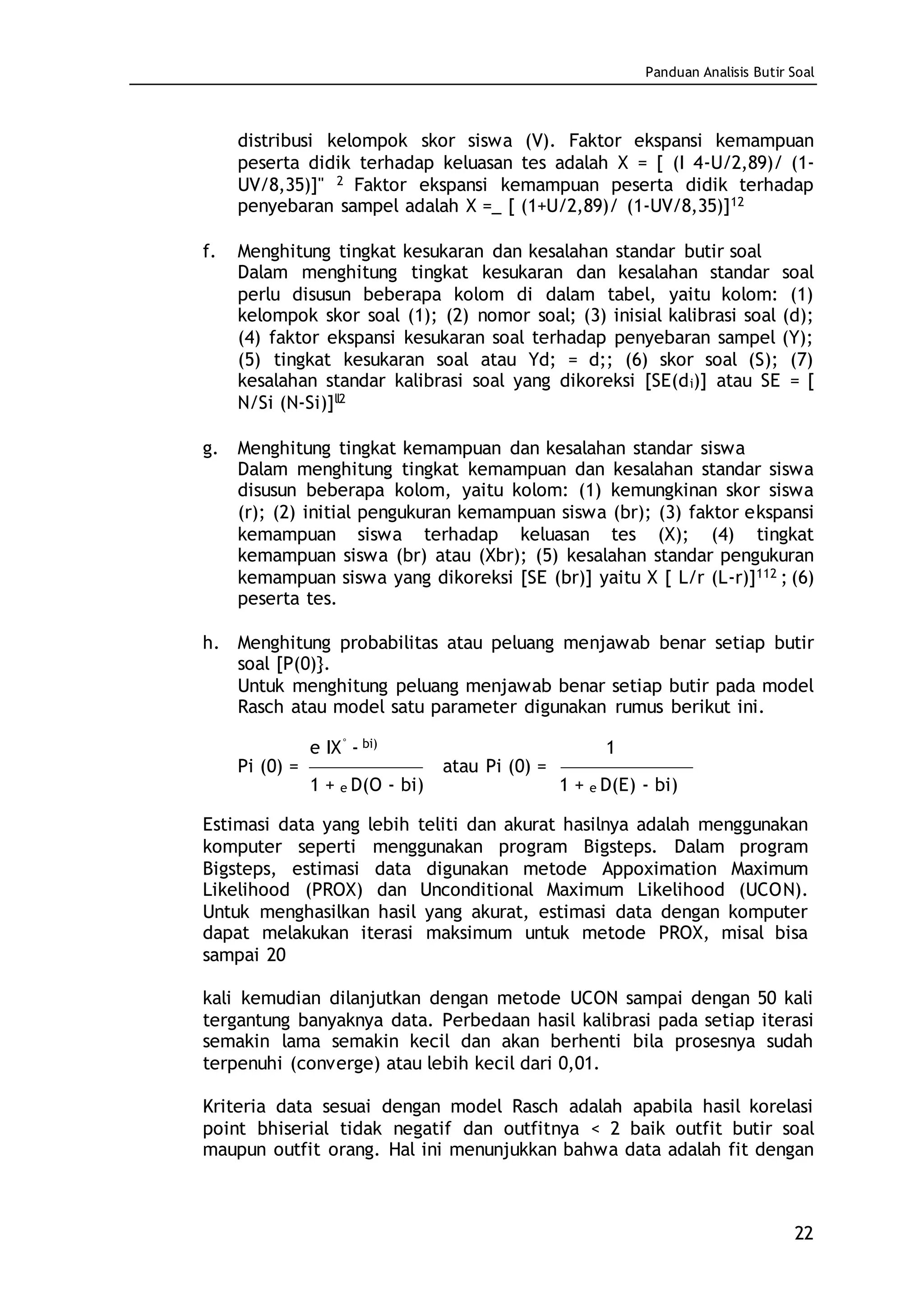 Analisis butir soal | DOC
