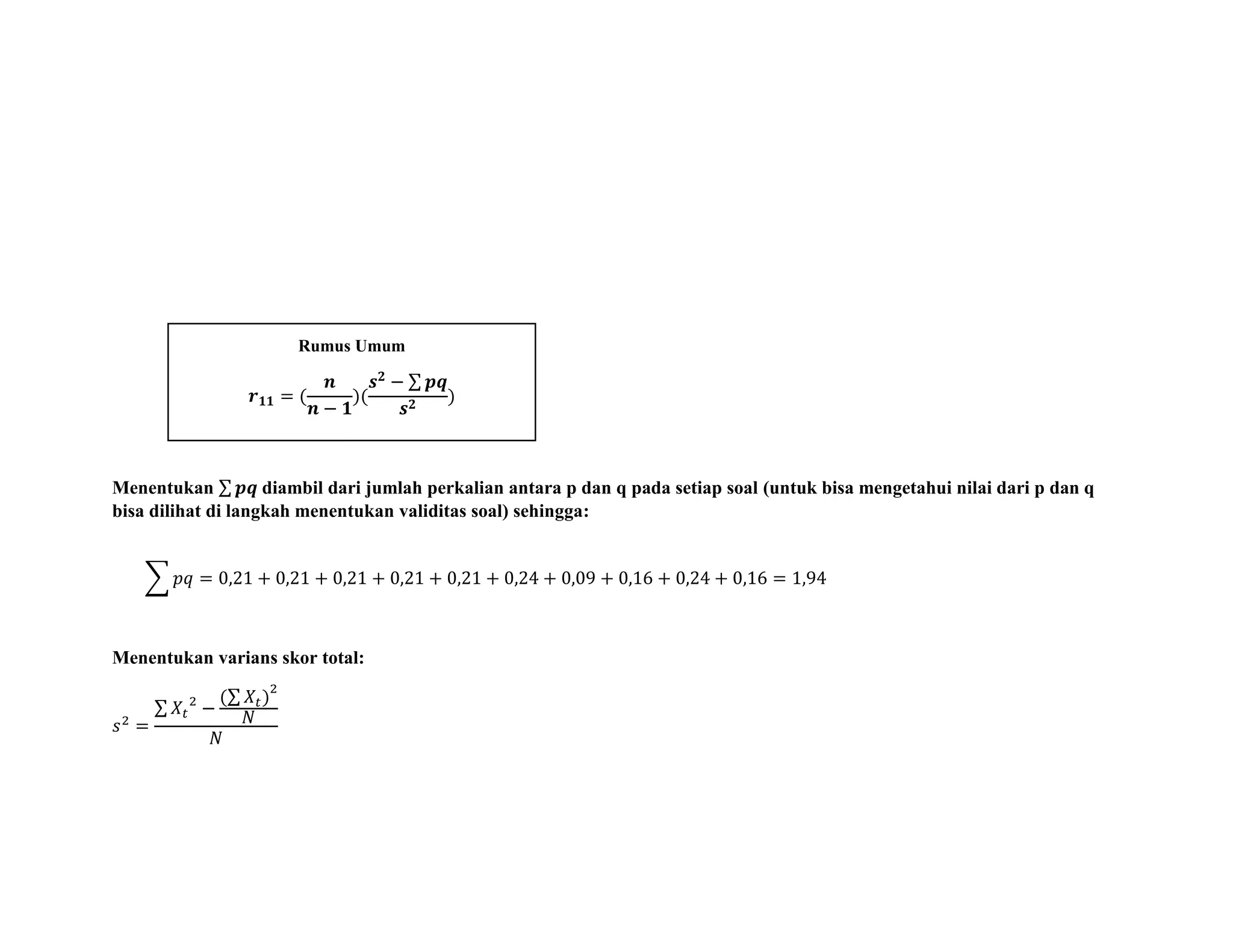 Analisis butir soal pilihan ganda dan uraian | PDF