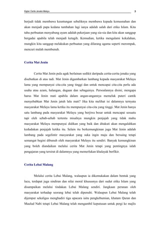 Analisis Cerita Jenaka Melayu | DOC