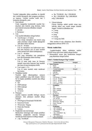 Analisis Chaid Sebagai Alat Bantu Statistika Untuk (Vita & Dessy) | PDF