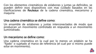 Analisis cinematico de mecanismos unidad 2 | PPTX