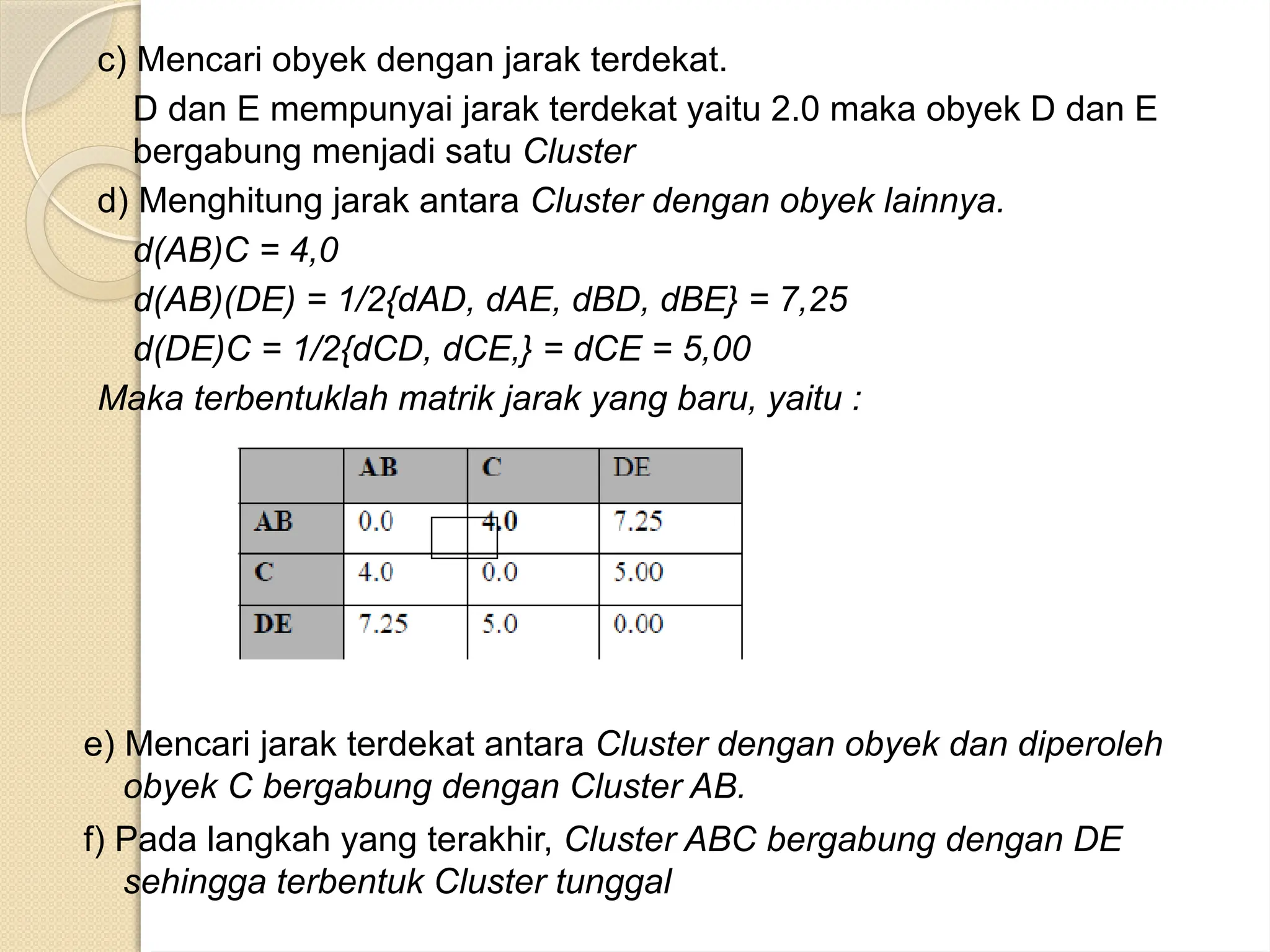 Analisis Cluster-Teknik data mining perpisahan objek sesuai ...