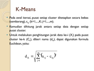 Analisis Cluster-Teknik data mining perpisahan objek sesuai ...