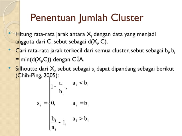 Analisis Cluster-Teknik data mining perpisahan objek sesuai ...