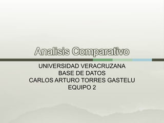 Analisis comparativo bd eq2 | PPTX