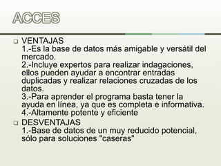 Analisis comparativo bd eq2 | PPTX