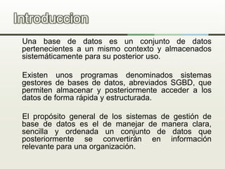 Analisis comparativo bd eq2 | PPTX