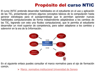 Analisis curso ntic unison | PPTX