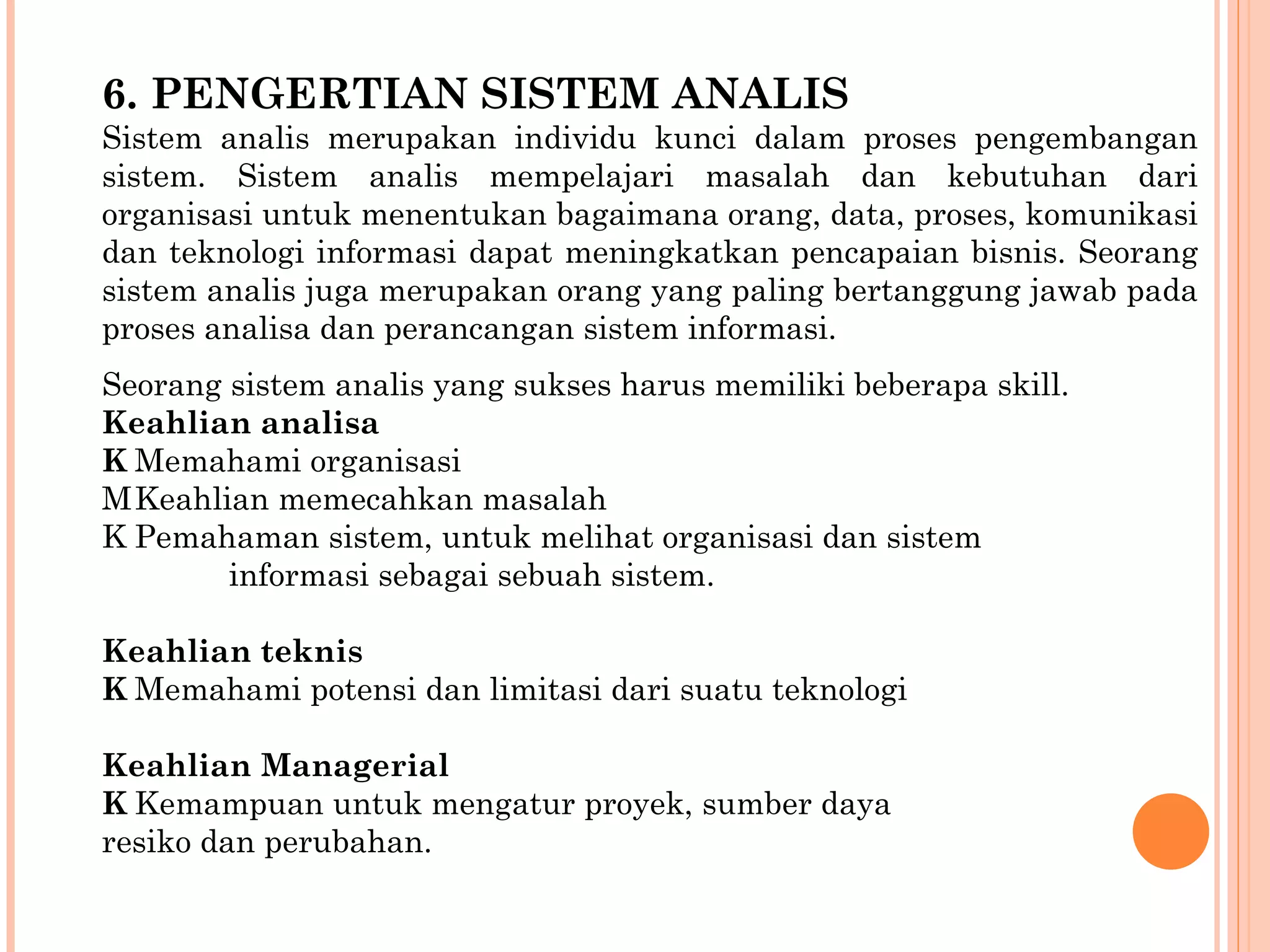 Analisis dan desain sistem informasi | PPT