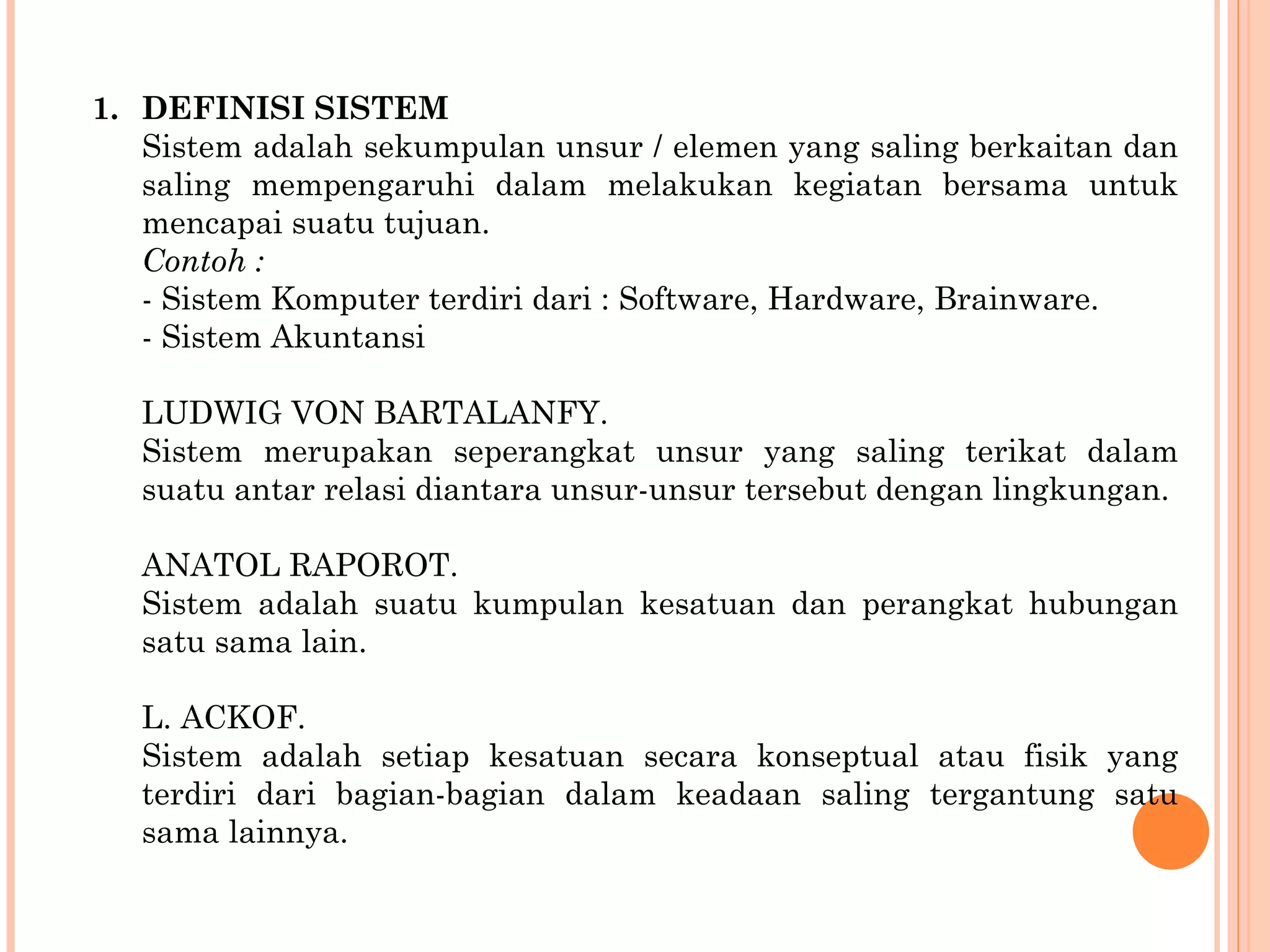Analisis dan desain sistem informasi | PPT