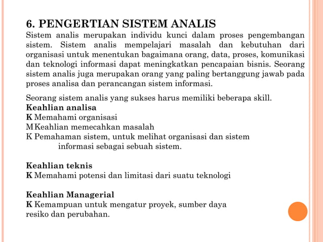 Analisis dan desain sistem informasi | PPT