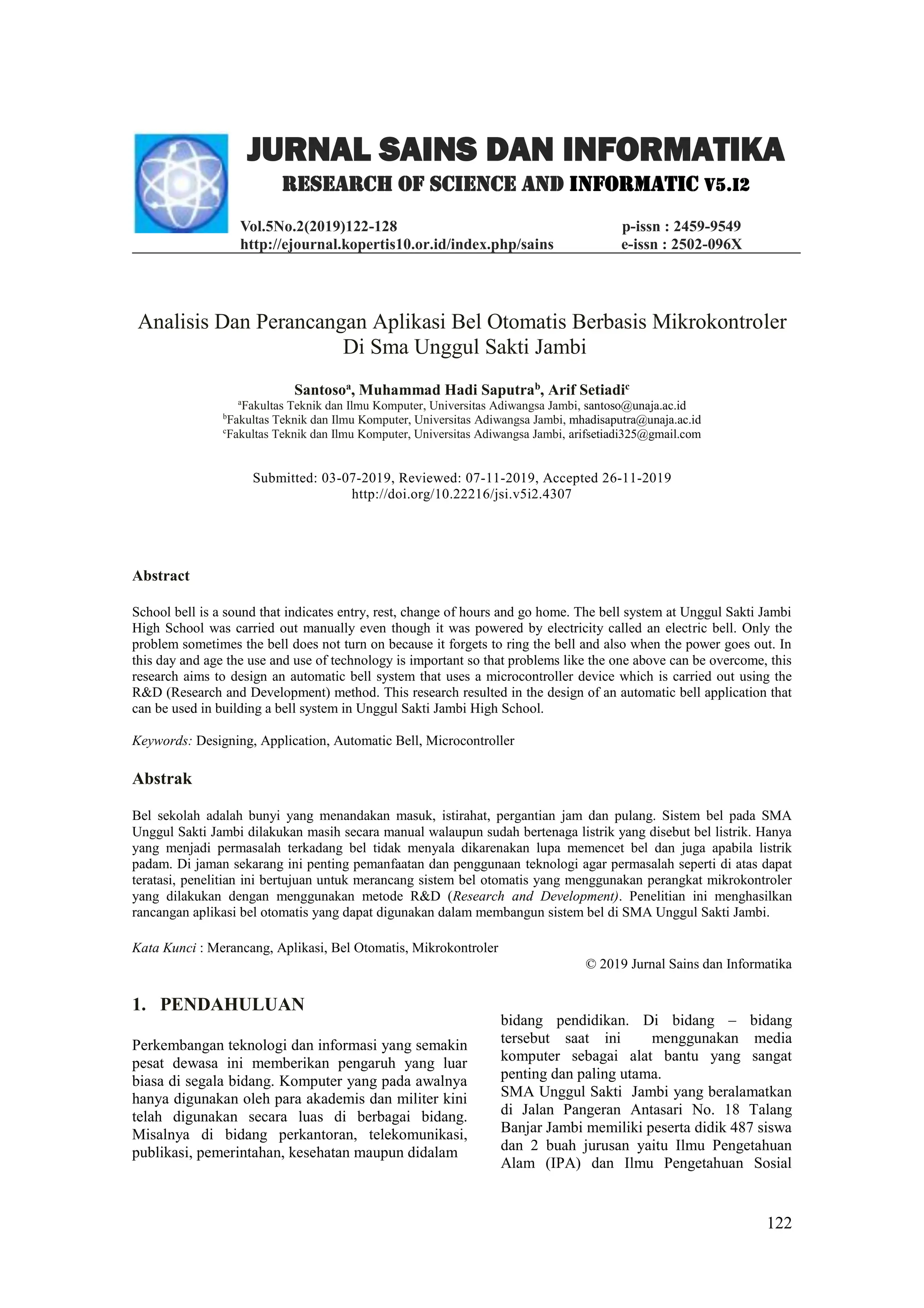 Analisis Dan Perancangan Aplikasi Bel Otomatis Berbasis Mikrokontroler.pdf