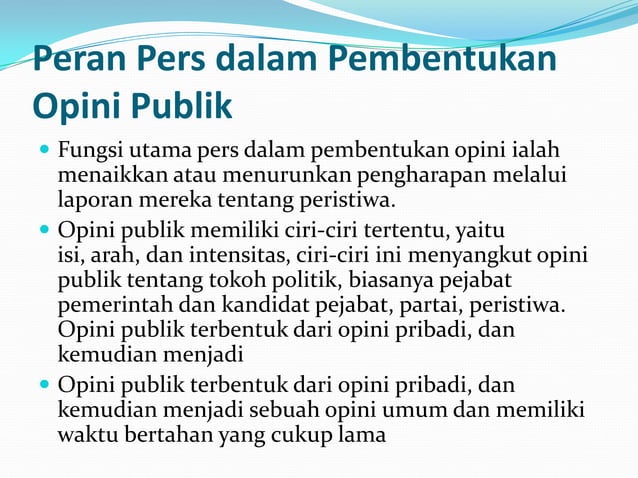 Analisis dan wacana opini publik | PPTX