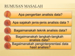 Analisis data | PPT