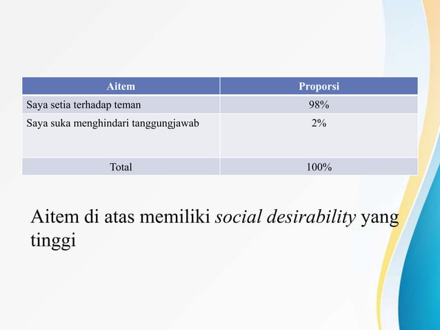 analisis data Kuantitatif penyusunan skala dan psikometri | PPT