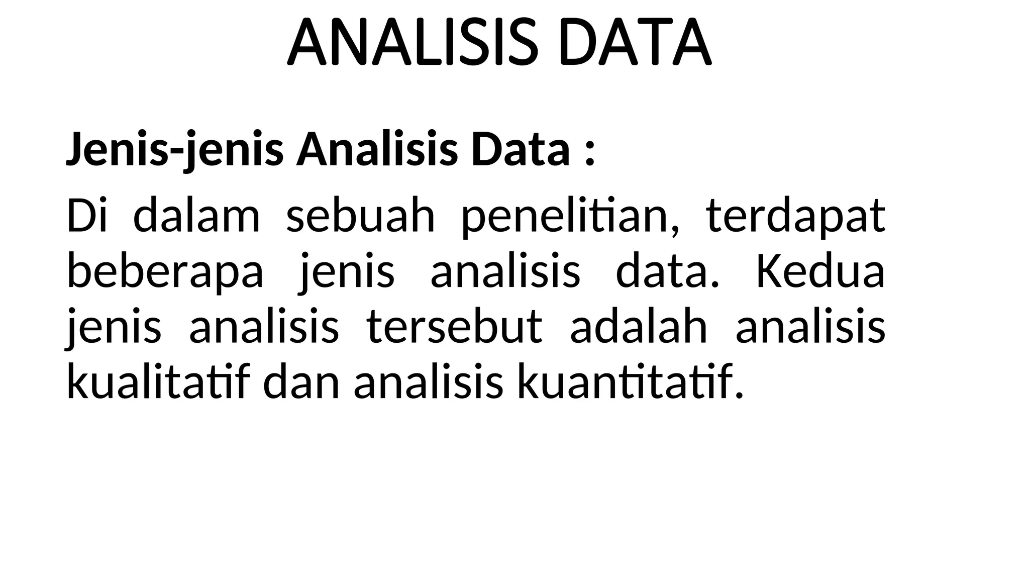 bab 4 materi analisis data kelas sepuluh | PPT