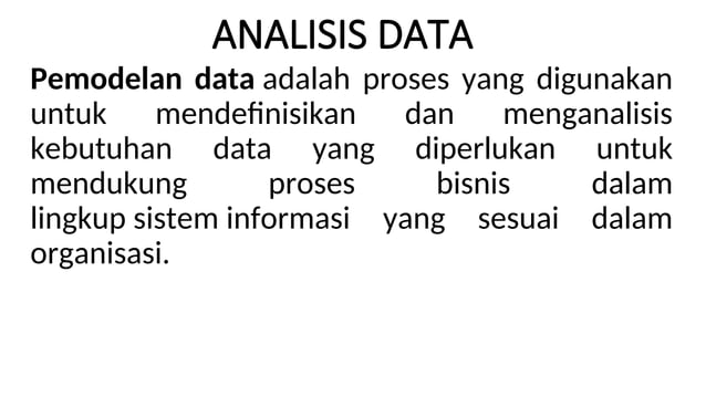 bab 4 materi analisis data kelas sepuluh | PPT