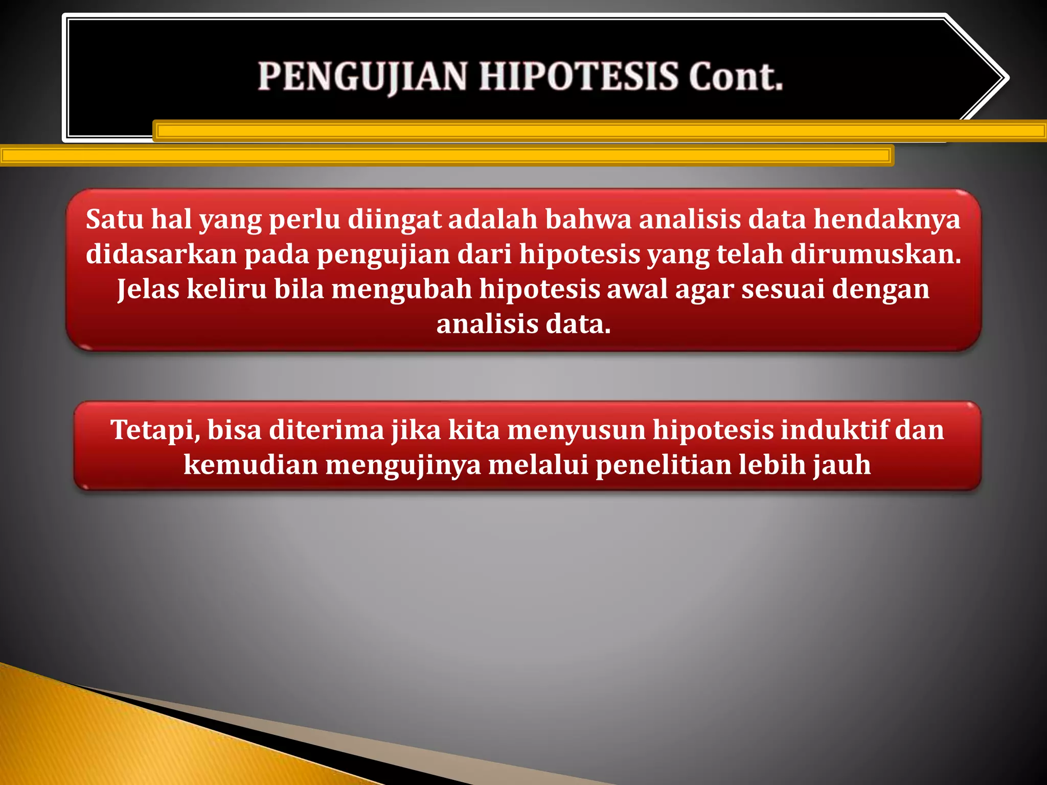 Analisis data dan interpretasi | PPTX