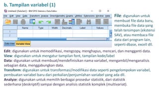 Analisis data deskriptif | PDF