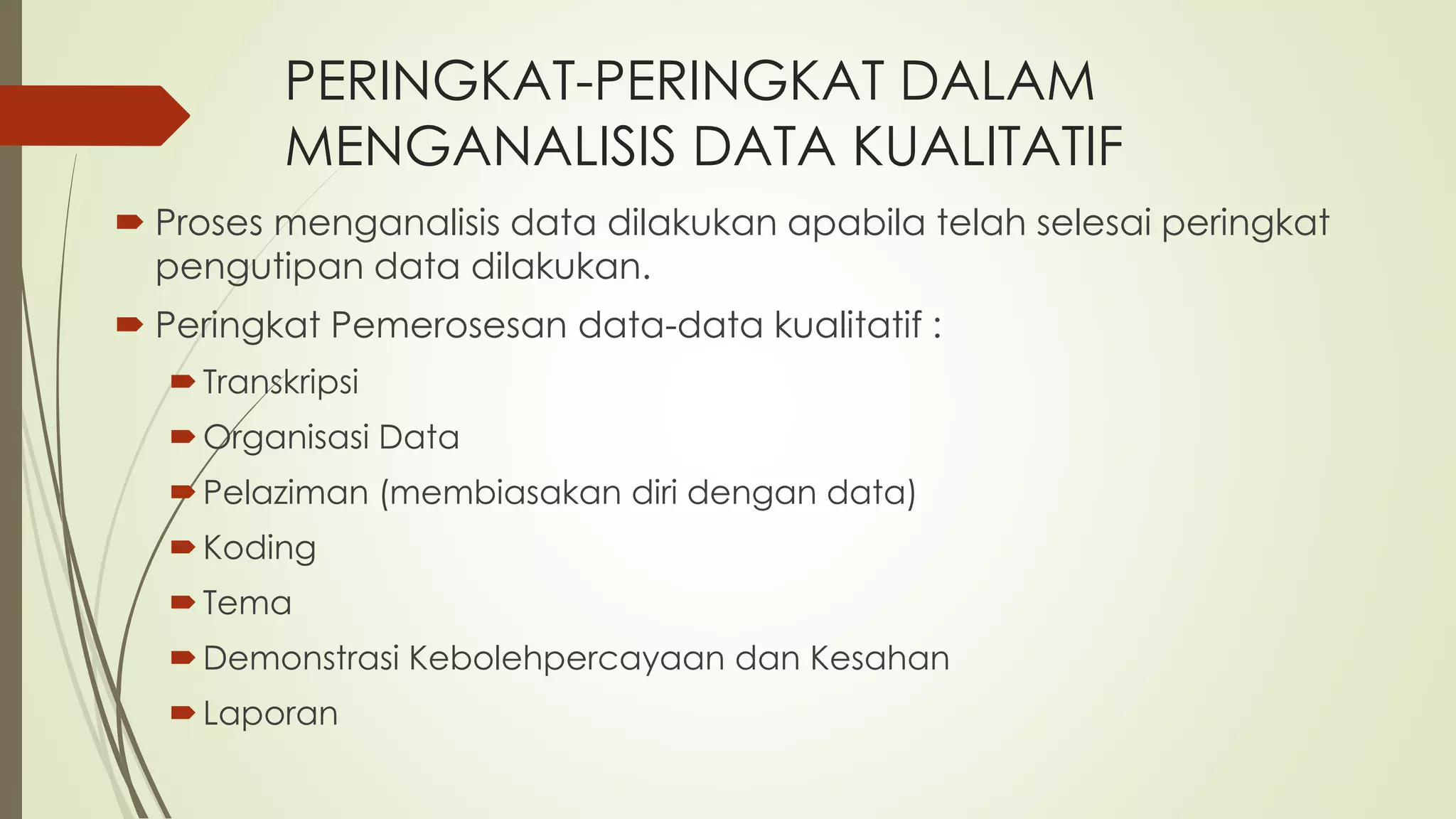 Analisis data kualitatif | PPTX